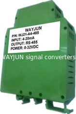 China WAYJUN one channel Analog  signal to RS485 Converter A/D Converter  0-5V to rs232 with Modbus 12bits supplier