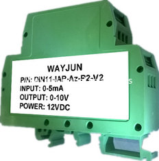 China WAYJUN  3000VDC Isolation DC current/voltage signal Conditioners Green isolation amplifier DIN35  CE approved supplier