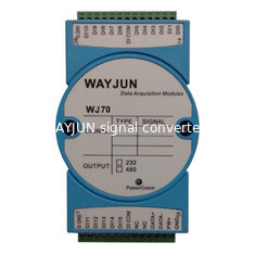 China WAYJUN 4-ch DI 4-ch Relay Output, RS485/232 Remote Module blue Data Acquisition Module I/O DIN35 supplier