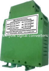 China WAYJUN 3000VDC isolation DC current/voltage Conditioners(two in two out) Green DIN35 signal converter supplier