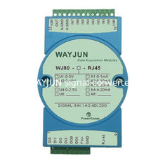 China WAYJUN WJ80 series 8-CH 4-20mA to Modbus TCP Network Data Acquisition module 3000V isolation supplier