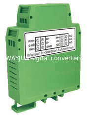 China 3000V isolation 0-5V to 5V voltage pulse Signal Isolated Transmitter DIN35 signal converter green supplier
